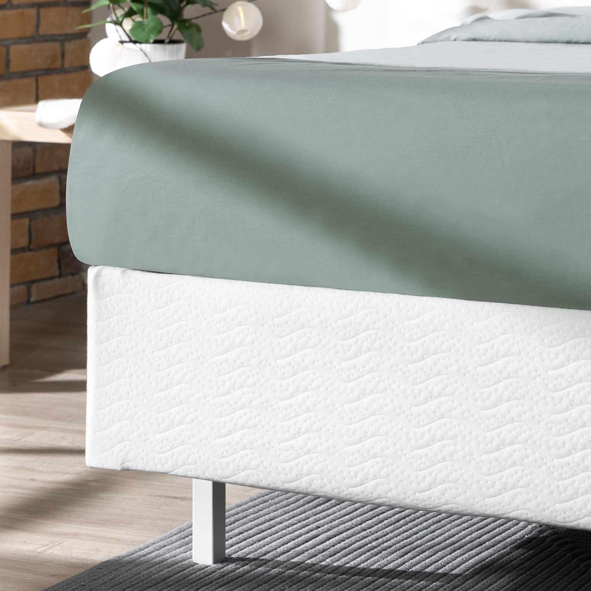 ZINUS 9 Inch Metal Smart Box Spring, Mattress Foundation, Strong Metal Frame, Easy Assembly, California King