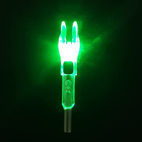 DEEPOWER X Lighted Nocks for Arrows .204”/.233”/.244”/.246” with ON/Off Switch with H, S, GT Bushings
