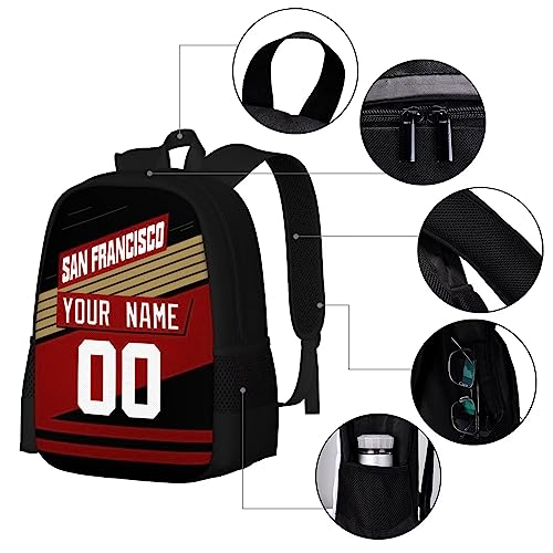 KREDE San Francisco Backpack Personalized Bags for Men Women Gifts
