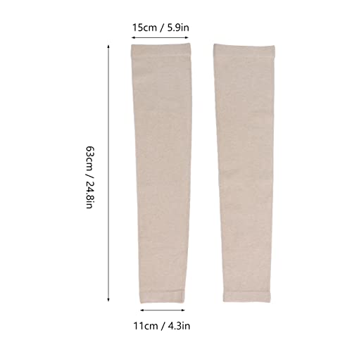 Emoshayoga Knee Warmer, Thick and Soft Prevent Arthritis Prevent Injuries Keep Warmer Wool Knee Sleeves for Ride Motorcycle