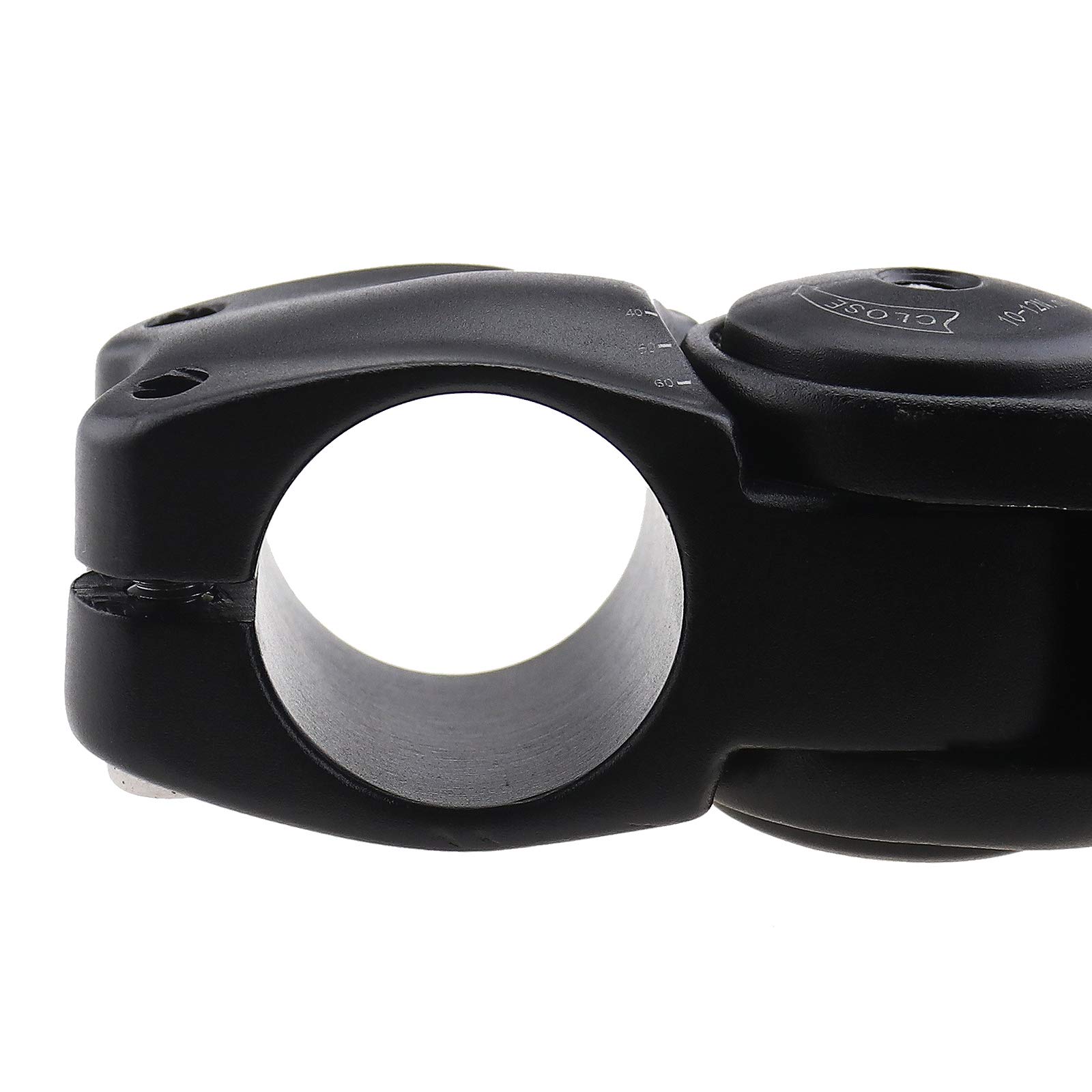 Create idea 1 Inch Adjustable Handlebar Stem,for Cross-Country Bike 1-1/8inch Front Fork 4-1/3 Inch Extension Black