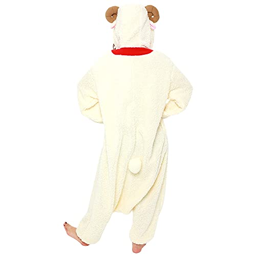 SAZAC Sheep Kigurumi Onesie Jumpsuit Halloween Costume