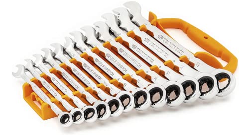 GEARWRENCH 12 Pc. 12 Pt. Ratcheting Combination Wrench Set, Metric - 9412