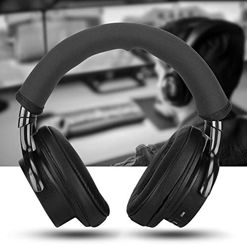Headphone Headband Cover Headphone Pad Headband Replacement Headset Cushion Soft Earphone Pad Cover, Protect Headphone Beam, for Iron Triangle M50 Headphone (Black)