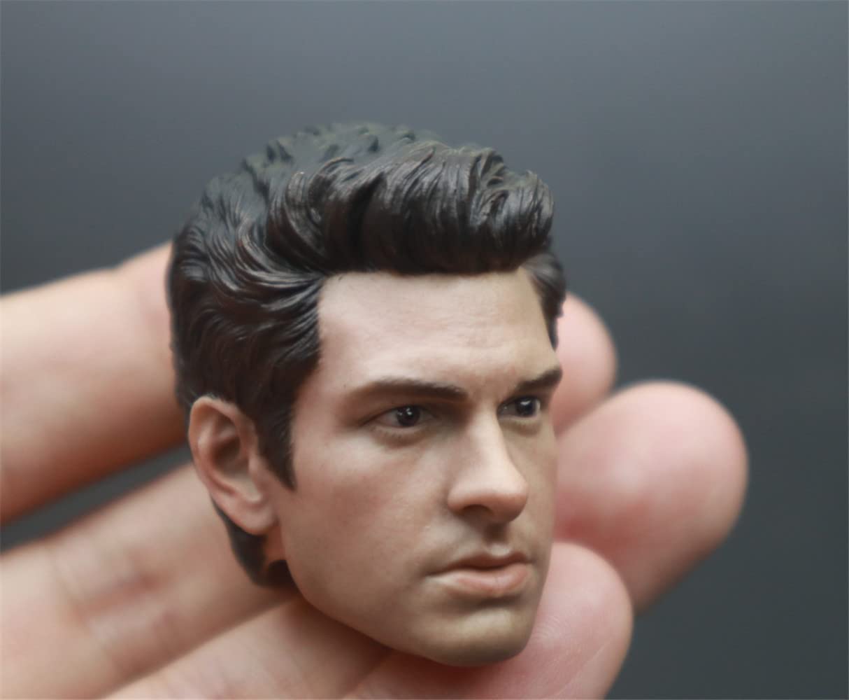 Fremego 1/6 Scale Male Head Sculpt,European Man Head Carved for 12inch Male Soldier Action Figure Collection