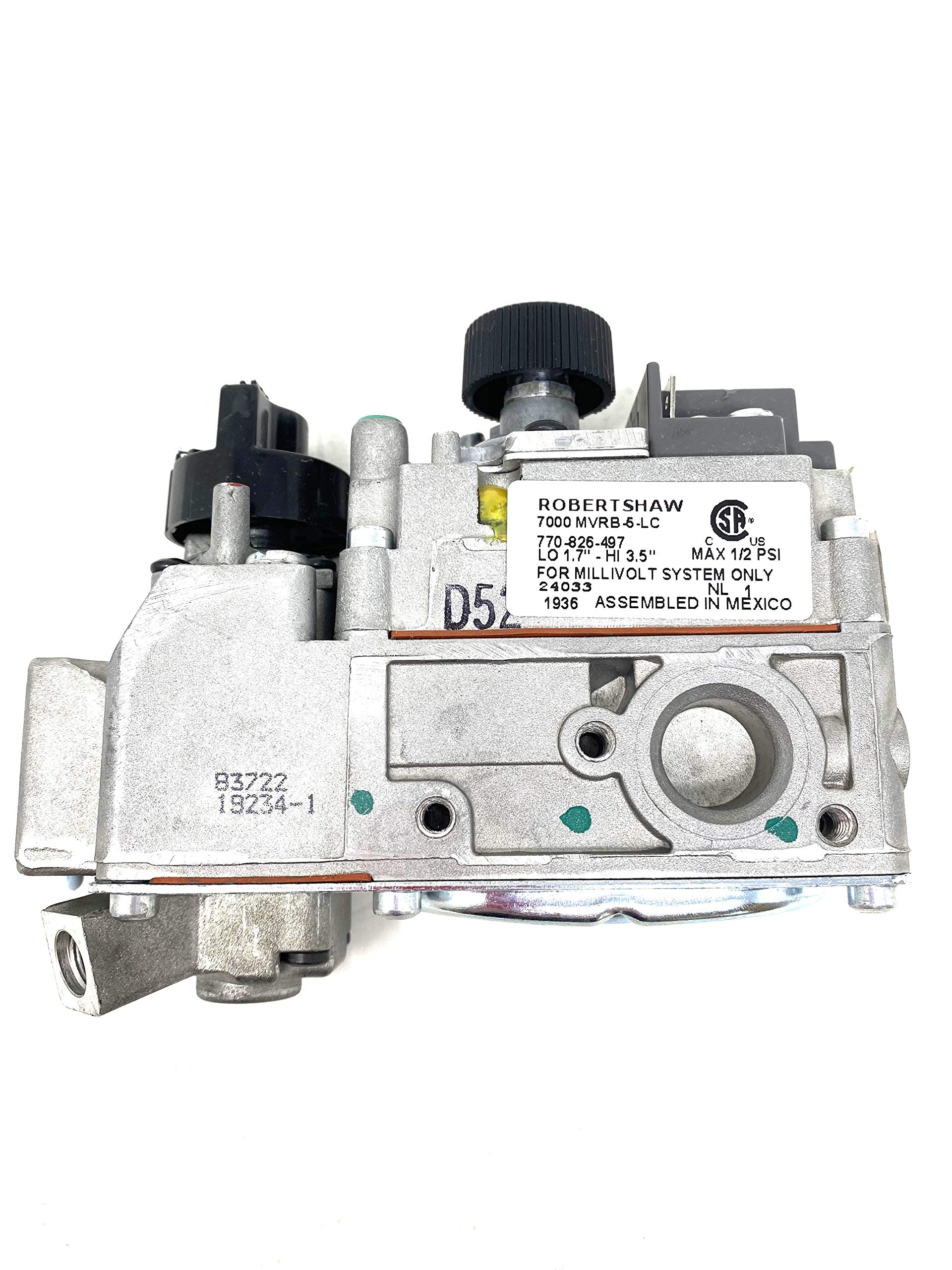 IHP OEM - HHT Gas Fireplace Robert Shaw Valve - NG (24033) - Original OEM Part