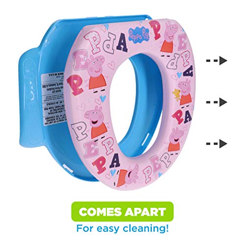 Peppa Pig "I'm Peppa Pig" Soft Potty Seat and Potty Training Seat - Soft Cushion, Baby Potty Training, Safe, Easy to Clean