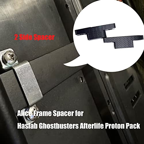 JILINWEI Frame Spacer for Alice, Top Spacer and 2 Side Spacer Mounting Kit for Haslab Ghostbusters Afterlife Proton Haslab Spengler Pack Black