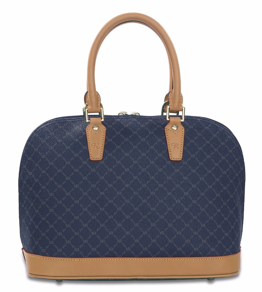NEW Rioni Navy Signature Dome Handle LAUREN Handbag STA20001