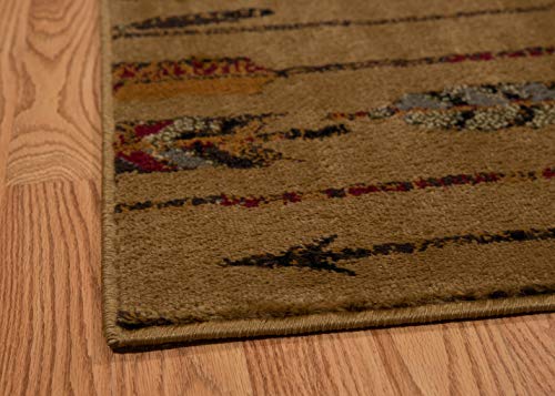 United Weavers of America Affinity Quilted Arrow Rug - 7ft. 10in. x 10ft. 6in. Natural Southwestern Area Rug with Jute Backing