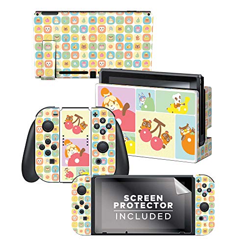 Controller Gear Official Nintendo Animal Crossing: New Horizons Merch Collectors Gift Set - Sling Bag, Switch + Switch Lite Skins, Hat, Keychain - Nintendo Switch