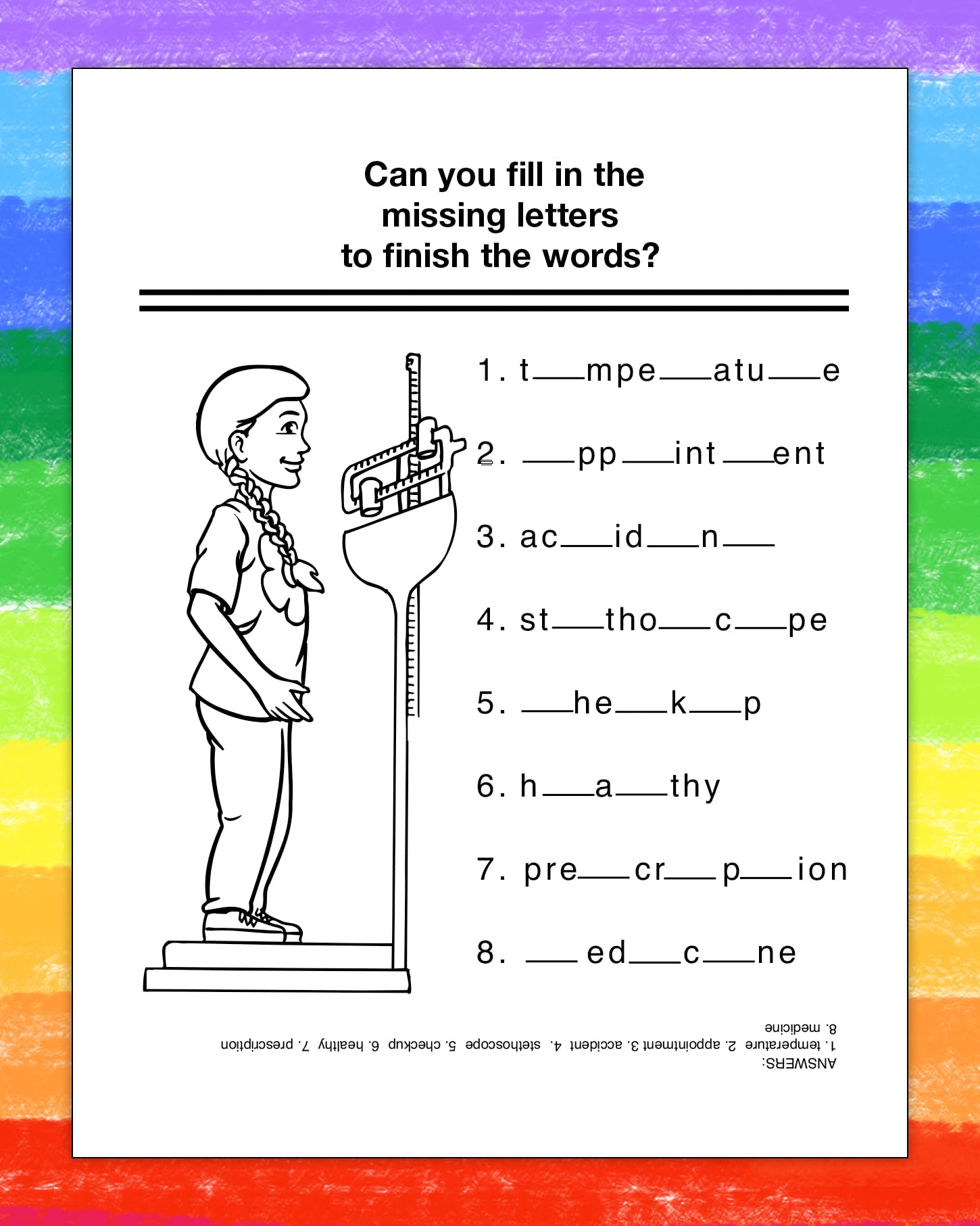 ZOCO - A Trip to The Doctor's Office - Educational Coloring Books (25 Bulk Pack, Without Crayons) - Games, Puzzles, Activities - Pediatrician Gifts for Kids
