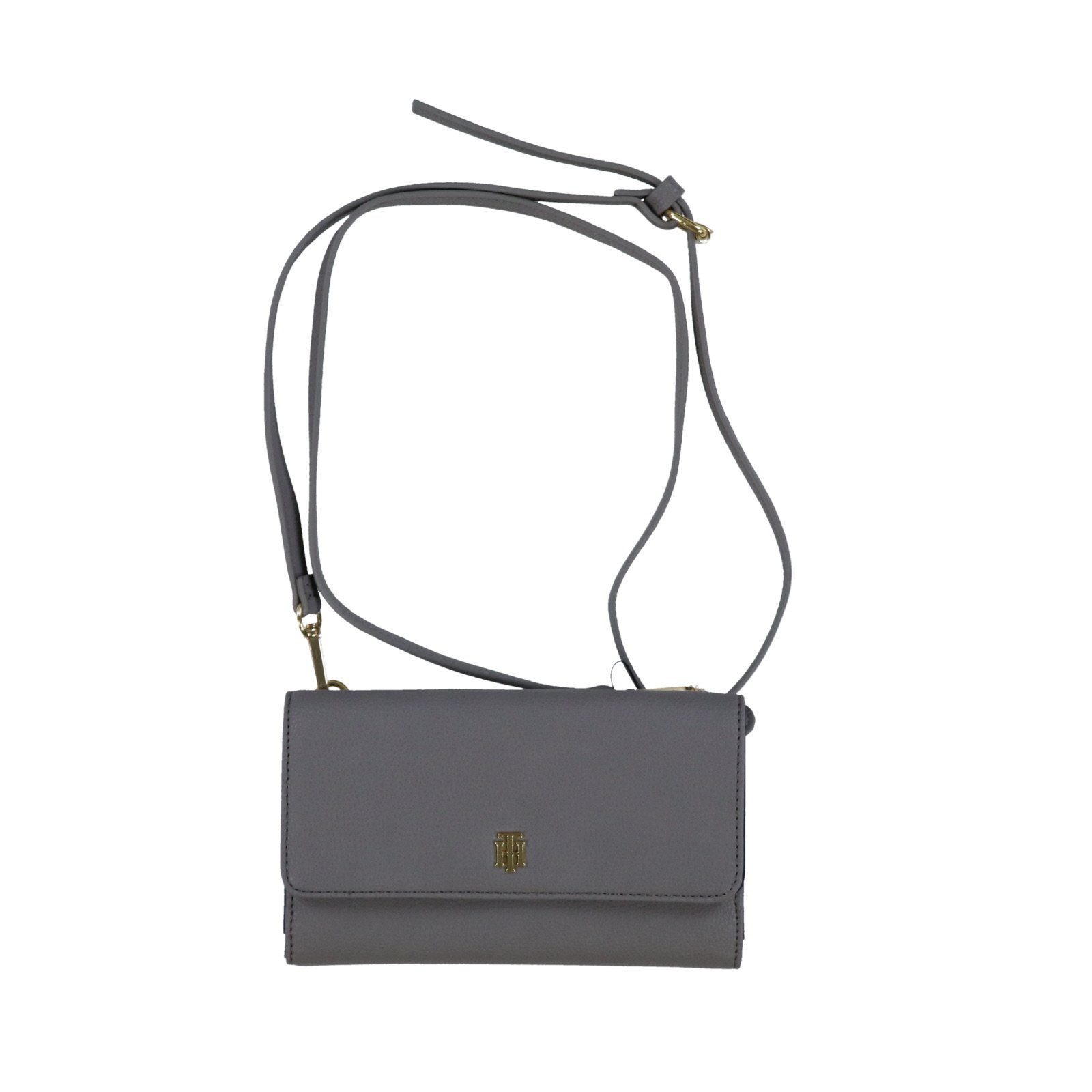 Tommy Hilfiger Womens Tri-Fold Wallet Purse - Grey