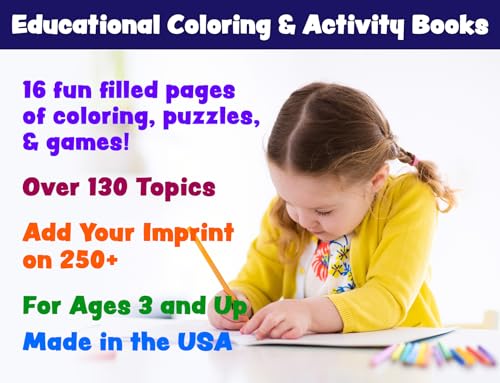ZOCO - Good Nutrition - Educational Coloring Books (25 Bulk Pack, Without Crayons) - Healthy Eating Handout - Games, Puzzles, Fun Activities for Kids