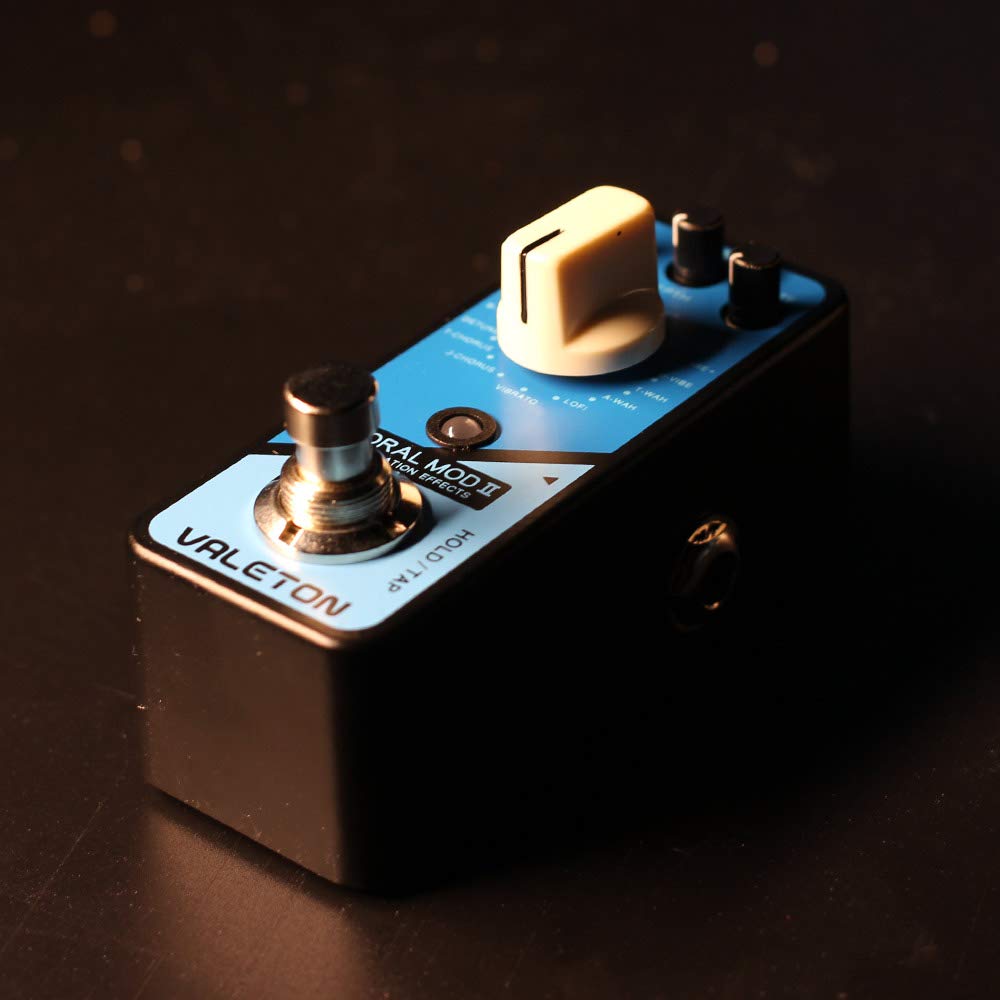 Valeton Coral Mod II Digital Modulation Chorus Flanger Phaser Univibe Tremolo Lofi Multi Effects Guitar Bass Pedal