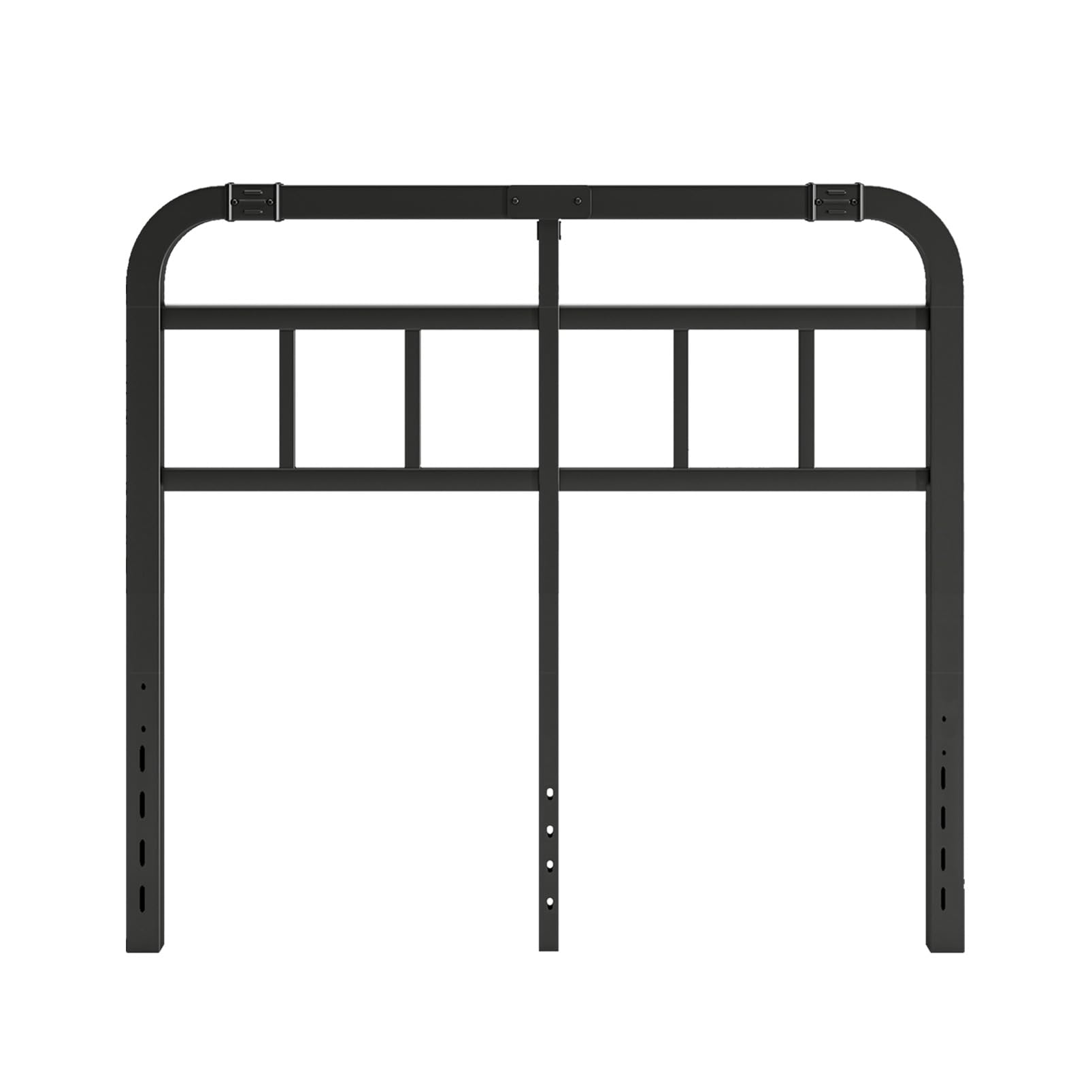 LAKKURI 40 Inch High Queen Headboard Only, Metal Headboard Queen Size, Easy Assembly, Metal Slats, Farmhouse Headboard, Black