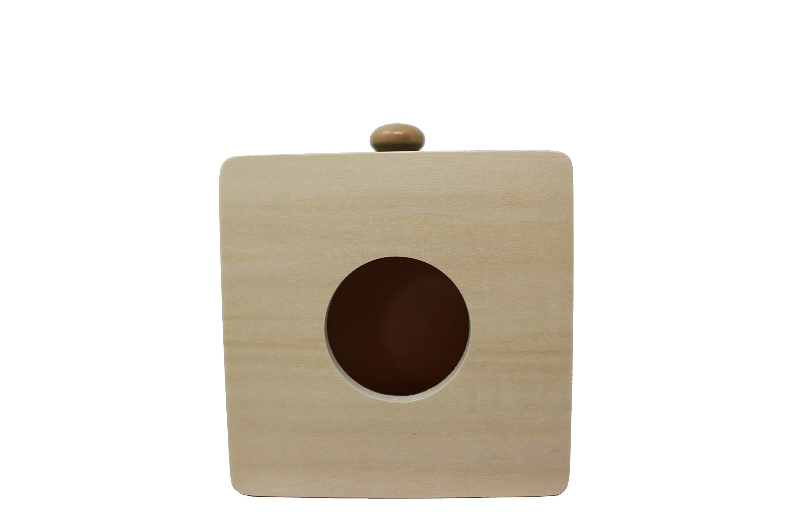 SpeechTeach Montesorri Toys for Baby, Object Permanence Box for Infant, Ball Box, Great for Toddlers and Babies, 2, 3, and 4 Year Olds, Comes with 1 Ball