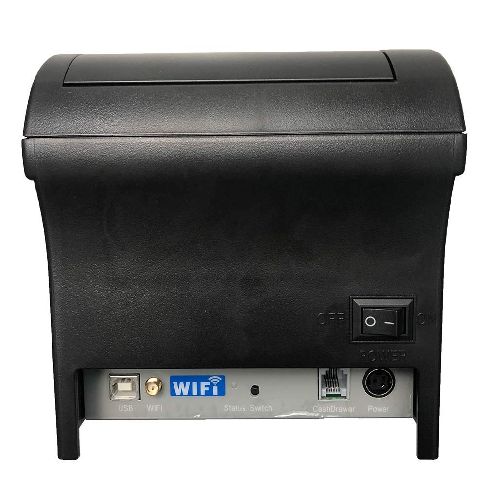 NETUM 80mm Thermal Receipt Printer, WiFi POS Printer with Auto Cutter, USB Serial Ethernet LAN Port Support Cash Drawer ESC/POS
