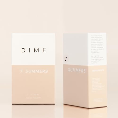 Dime Beauty Perfume 7 Summers, 1.7 oz / 50 ml - Sweet Floral Scent, Hypoallergenic, Clean Perfume, Eau de Toilette For Women