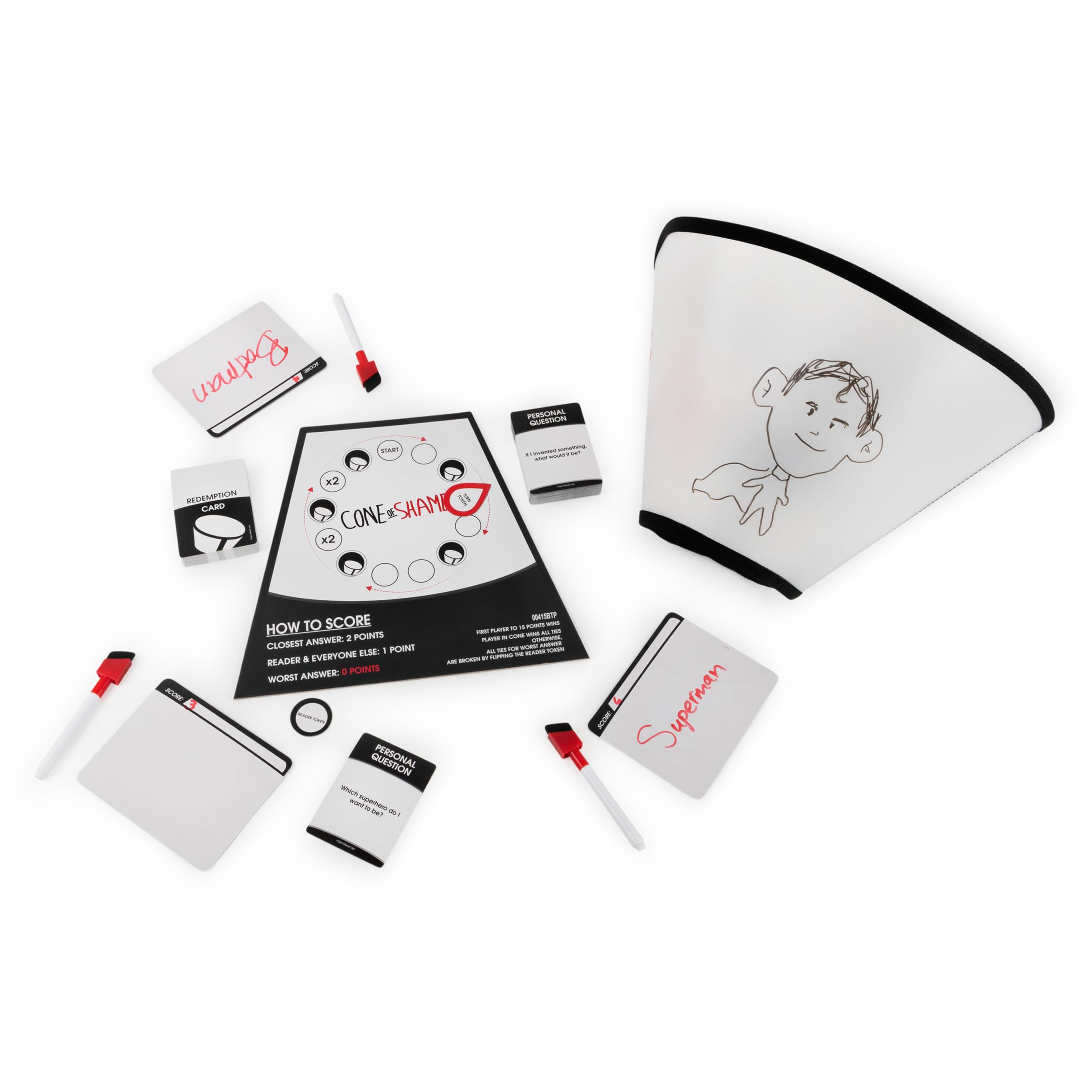 Spin Master Cone of Shame, Guessing Party Game, for Adults and Teens Ages 16 and up
