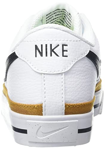 Nike Womens Court Legacy (White Black Desert Ochre, us_Footwear_Size_System, Adult, Women, Numeric, Medium, Numeric_9)