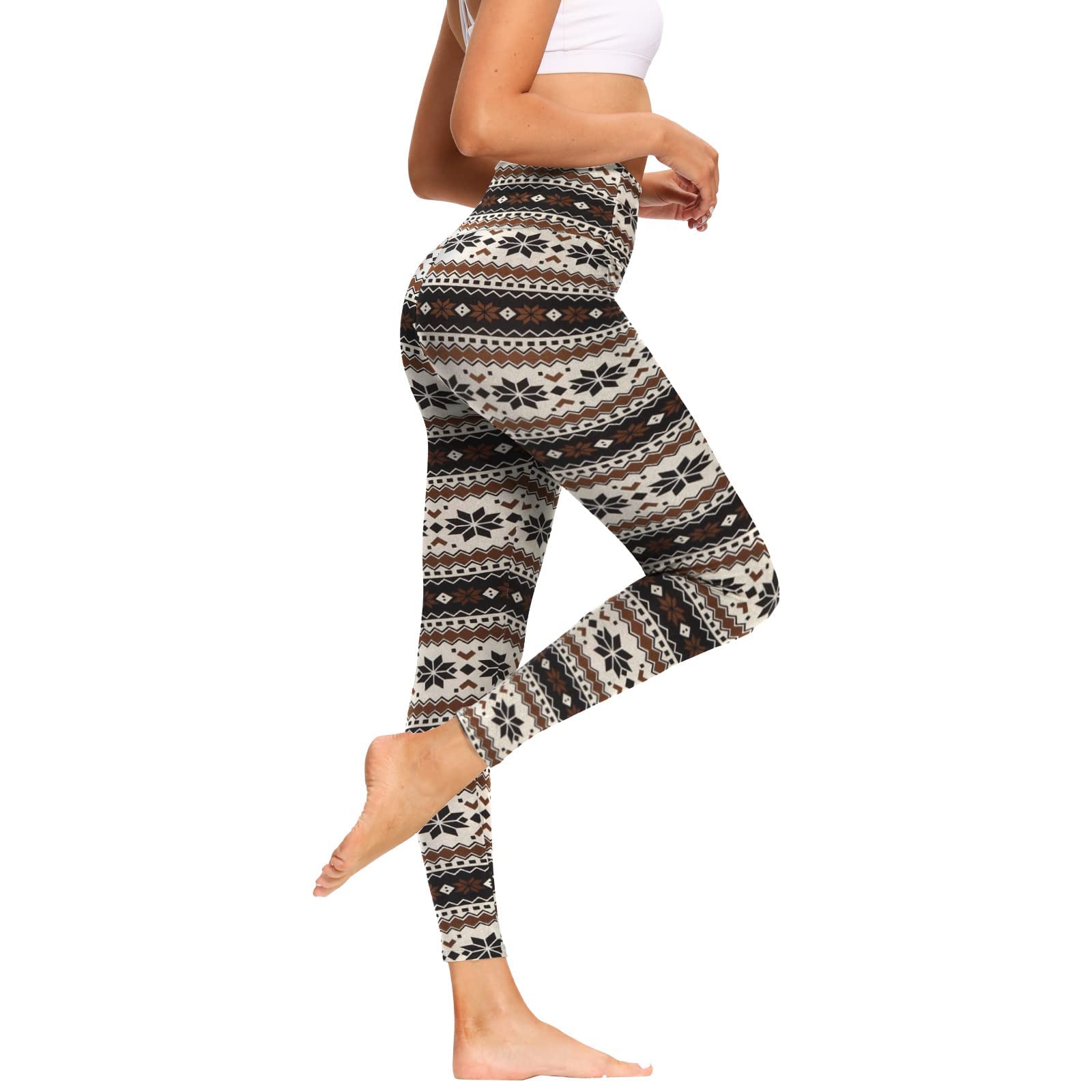 Eyeneen High Waisted Leggings for Women - Full-Length Soft Tummy Control Stretchy Yoga Pants Workout Running Leggings