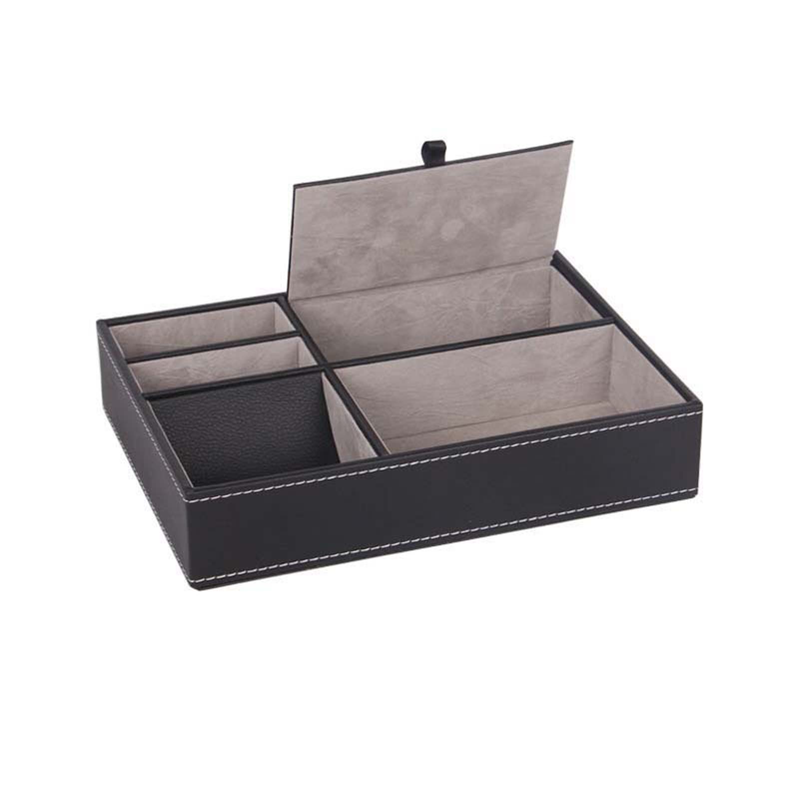 FJVJBNN Storage Box 1pc Pu Nightstand Tray Organizer Men's Desk Locker Room Top Storage Box Household Daily Storage Box