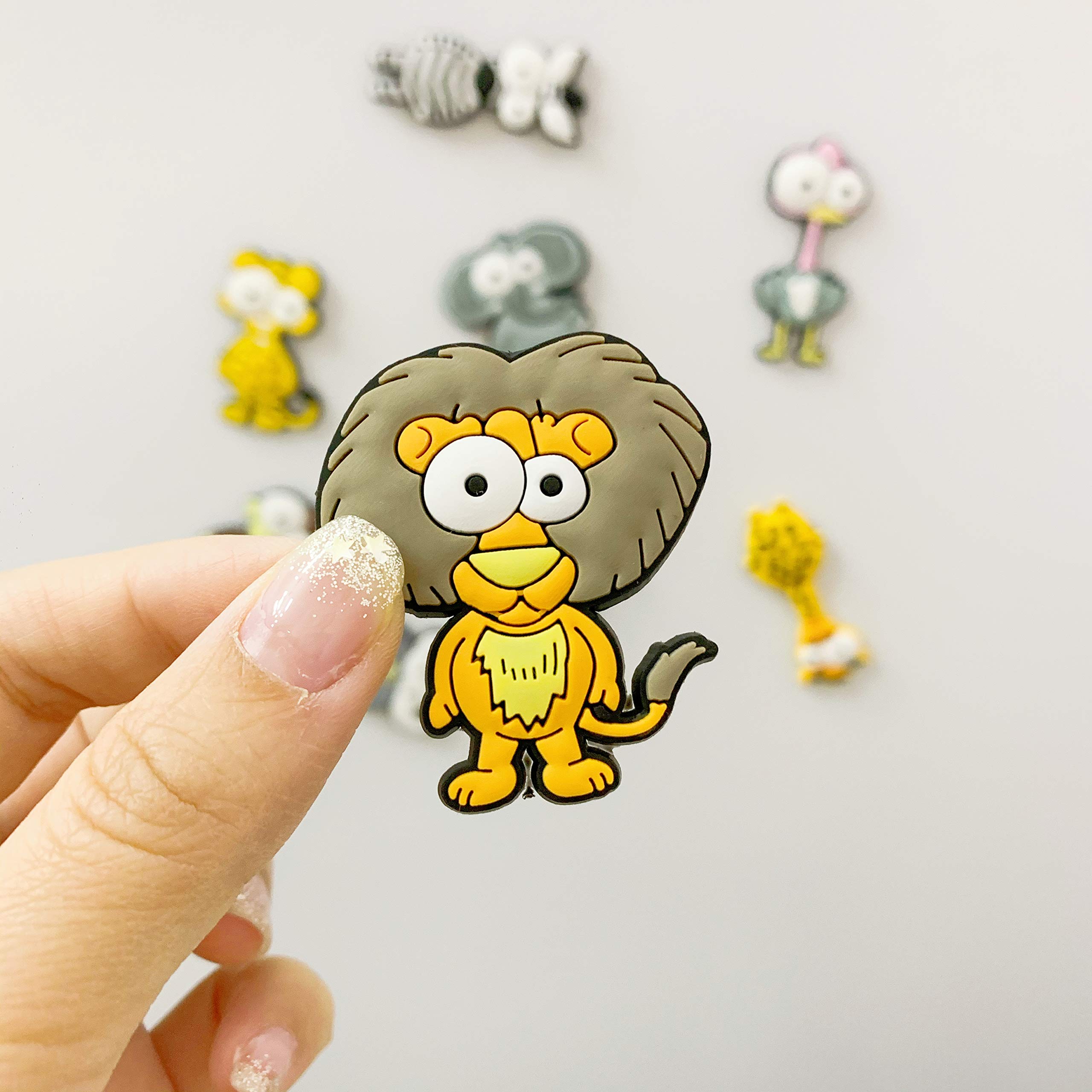 VLOOK Refrigerator Magnets Toddlers Farm Animal Fridge Magnets for Kid Girls Boys Whiteboard Educational Magnetic Toys for Preschool Learning