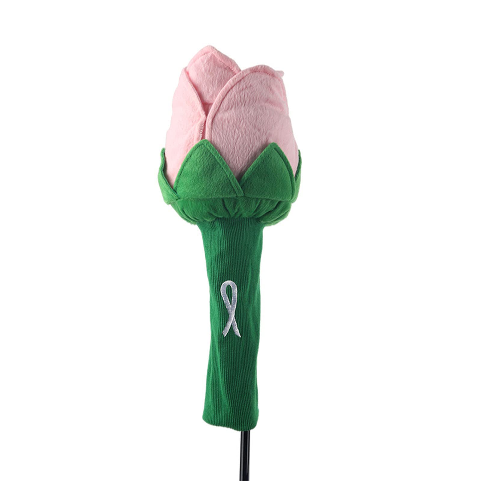 Colcolo Cute Flower Golf Club Driver Headcover, Covers, Soft Plush Golf Wood Covers for 60cc, Golfer Gift & Golf Bag Accessories
