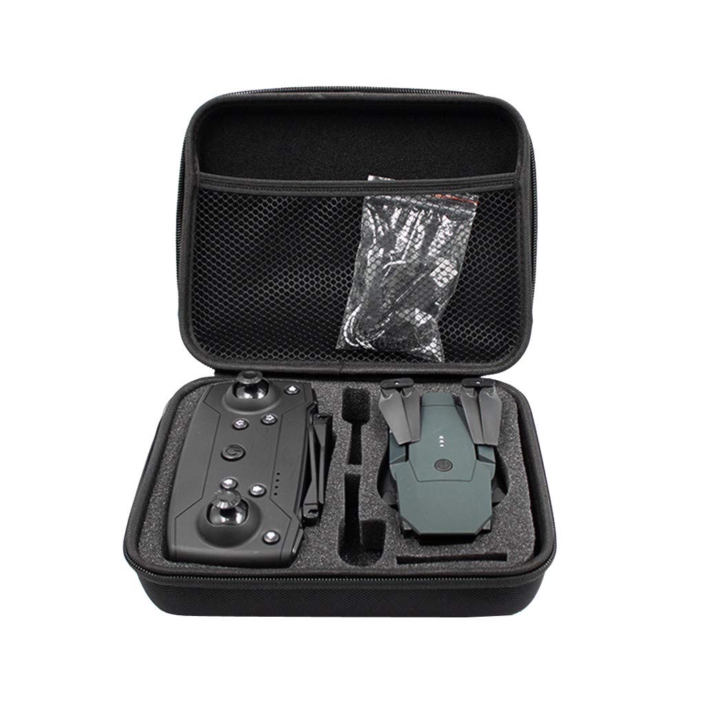 Toxz for RC Drone E58 / JY018 / JY019 Foldable RC FPV Drone Portable Handbag Carrying Bag Box Bag,High-Strength Composite Material,Soft Grip,Foam Protect,with Mesh Pocket