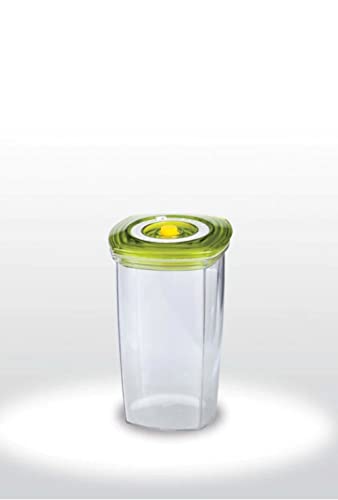 Vacucraft Airtight Juice Storage Container with Lid and Pump For Orange Juice, Coffee, Smoothie, Protein Shake + More