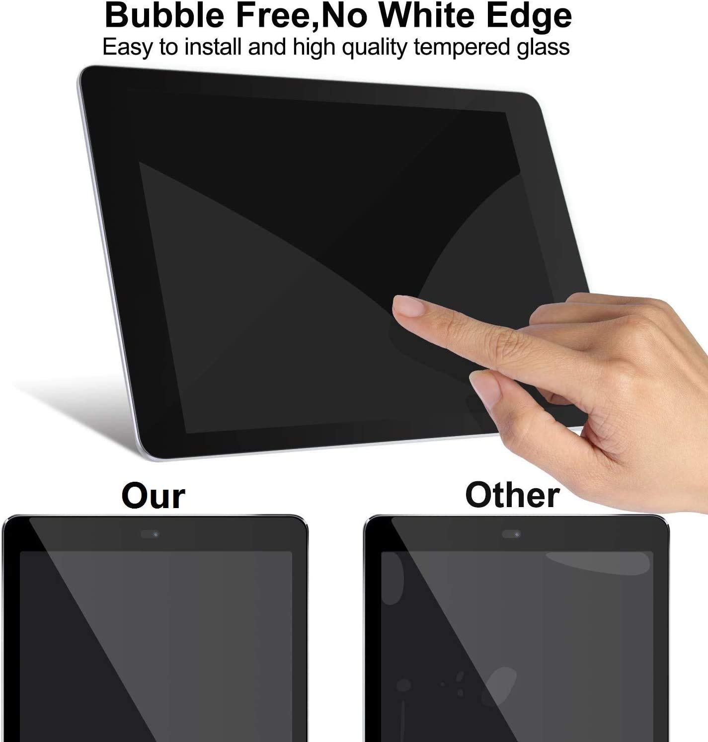 MAGCH M101 Tablet 10 inch/XIASHUANGHU RS10 Tablet/ZONKO K116 K118 / MEIZE K116 / FEONAL K116 Tablet/TABASTHER 10.1 Tablet Screen Protector Tempered Glass