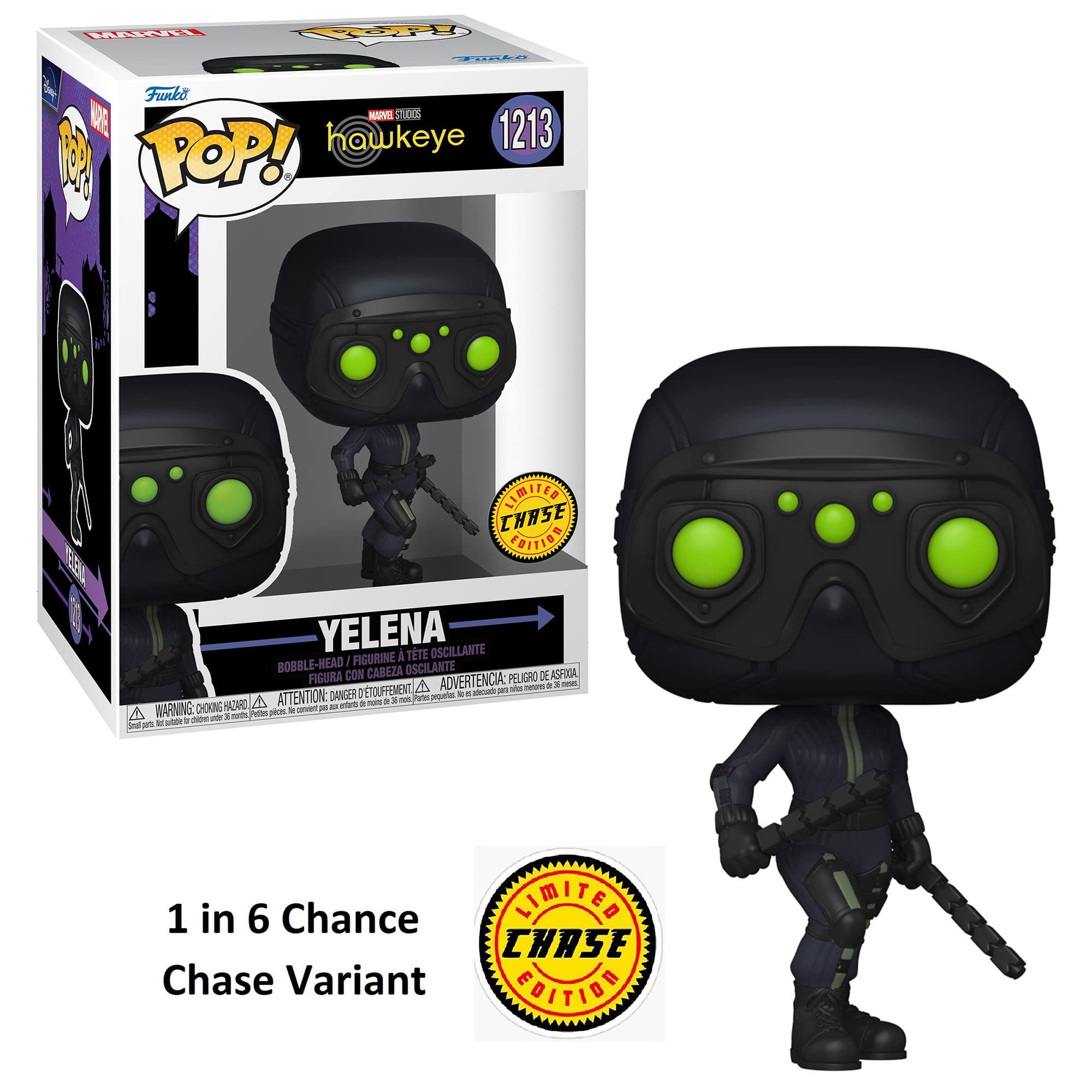 Funko Pop! TV: Marvel - Hawkeye Collectors Set - 4 Figure Set Includes: Hawkeye, Kate Bishop with Lucky The Pizza Dog, Maya Lopez, and Yelena (with Possible Chase Variant)