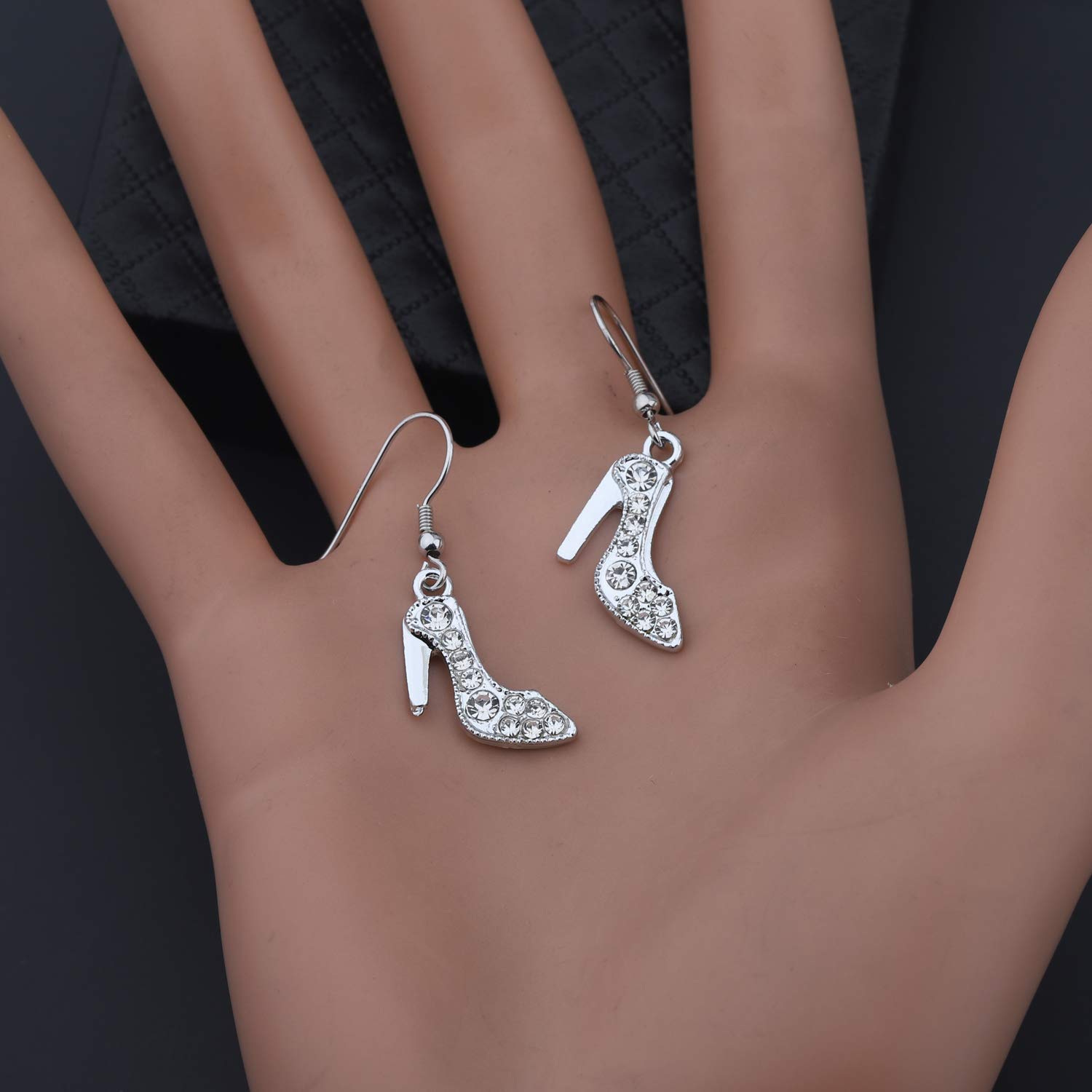 Crystal Heels Earrings Birthday Gift Gift for Sister Girlfriend Daughter