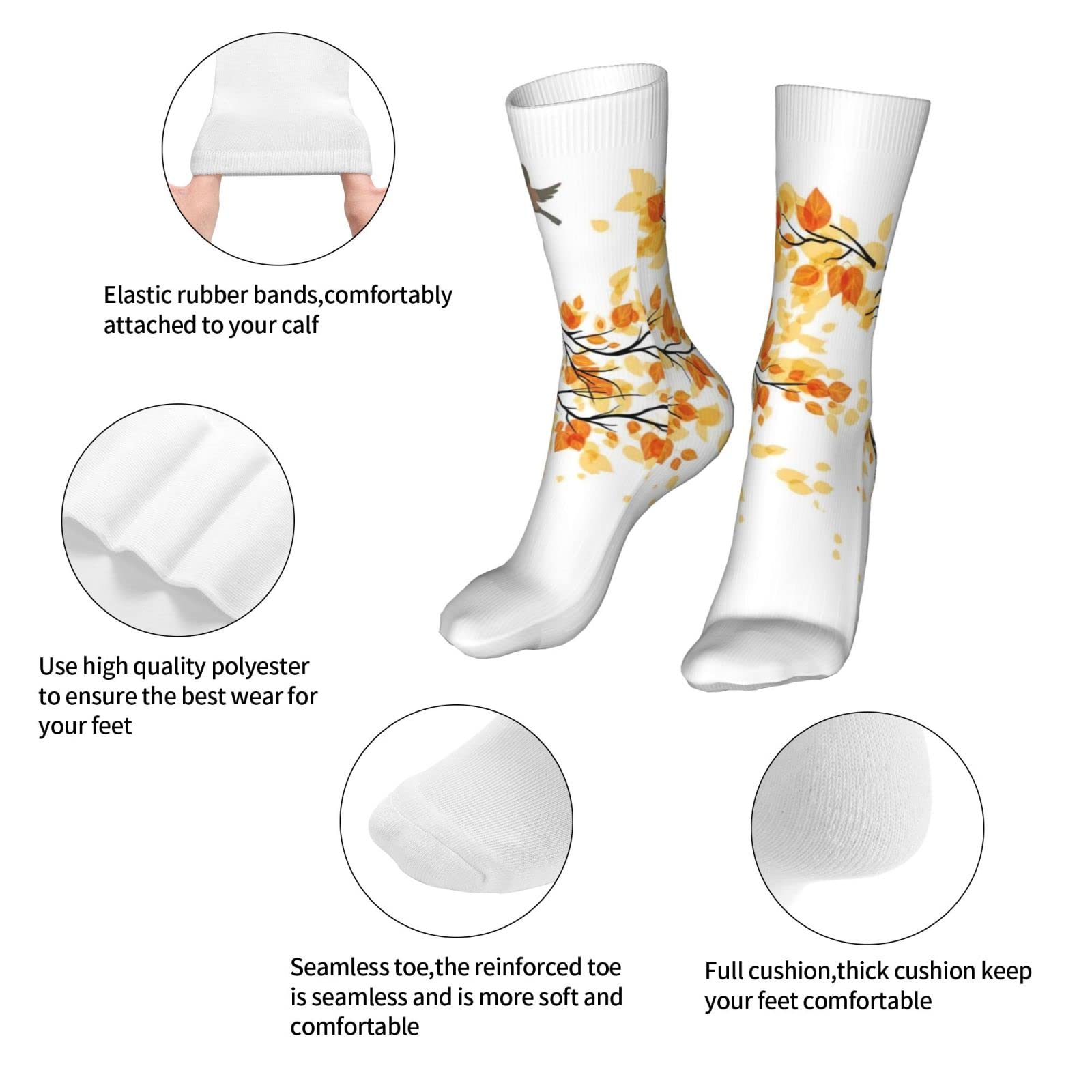 Fubido Pink and White Men's Wicking Breathable Cushion Comfortable Casual Crew Socks,Donut Sprinkles Food Bakery,Multi Performance Walking Athletic Socks for Ladies,Pink Yellow