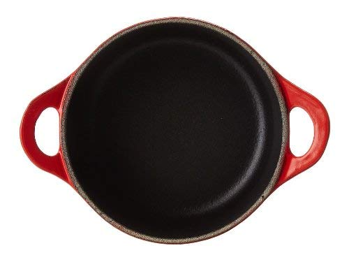 Le Creuset Enameled Cast Iron Mini Cocotte with Lid, 1/3 qt., Cerise