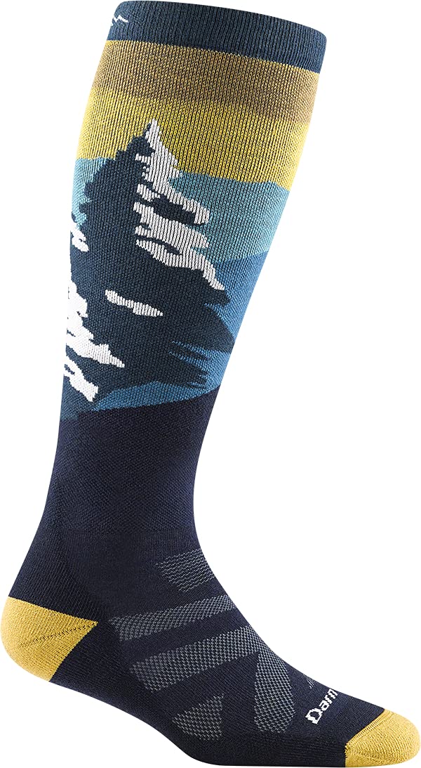 Darn Tough womens Retro Outdoors Equipment, Dark Teal, Medium US
