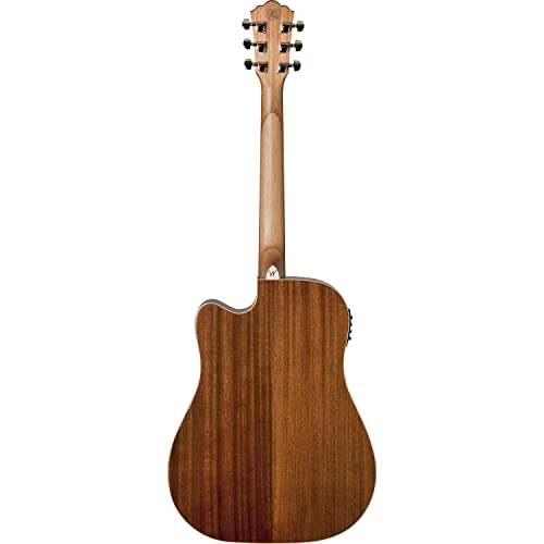 Washburn Harvest 6 String Acoustic-Electric Guitar, Right, Natural (WD7SCE-A)