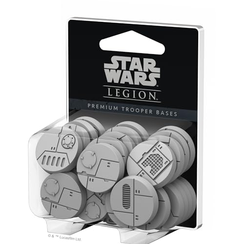 Star Wars: Legion PREMIUM TROOPER BASES - Elevate Your Gameplay, Tabletop Miniatures Game, Strategy Game for Kids and Adults, Ages 14+, 2 Players, 3 Hour Playtime, Made by Atomic Mass Games