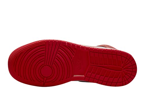 Jordan Boy's Air Jordan 1 Retro High OG (Big Kid) White/University Red/Black 7 Big Kid M