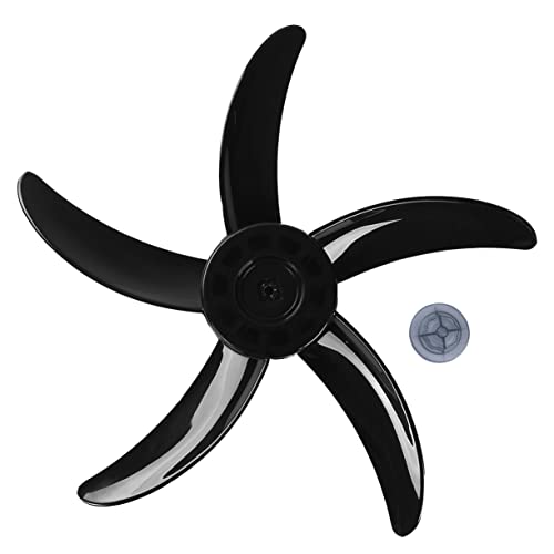 renvena Fan Blades Replacement with Nut Cover for 16 Inch Standing Pedestal Fan Table Replacement Camper Fan Blade Type O One Size
