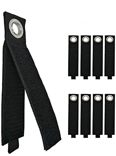 SMARTOLOGY Garage Wall Hooks Set with 9 Pack Extension Cord Strap