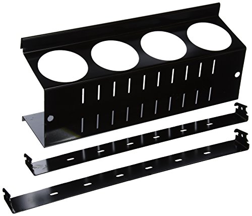 Wall Control Pegboard Spray Can Holder Bracket and Aerosol Can Organizer for Wall Control Pegboard and Slotted Tool Board β Black