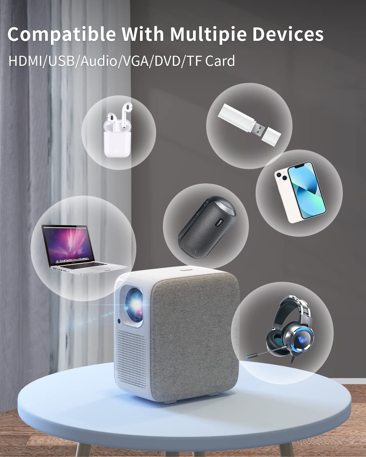 E2 Projector with Carrying Case