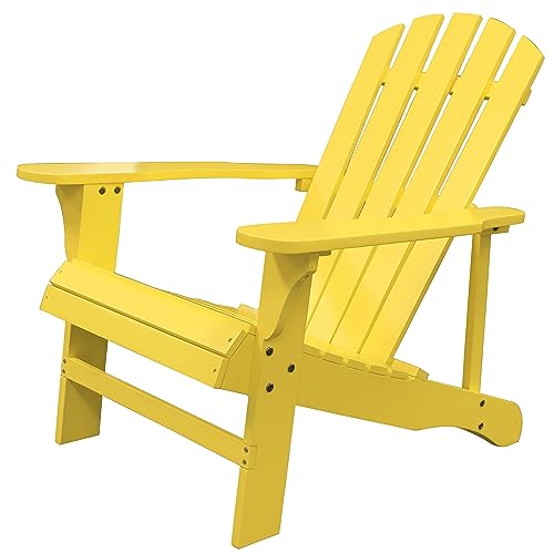 Leigh Country TX 38998 Adult Adirondack Yellow Chair