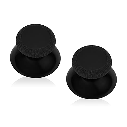 Jekyeroyme 2Pcs Black Thumbstick for Meta Oculus Quest 2,Repair Kit Buttons for Meta Oculus Quest 2