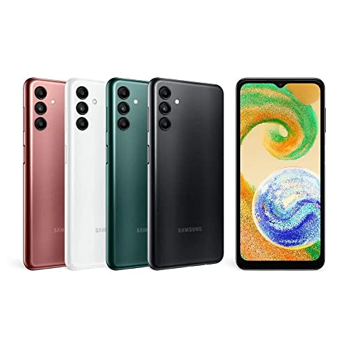SAMSUNG Galaxy A04S 4G LTE (64GB + 4GB) Unlocked Worldwide (Only T-Mobile/Mint/Metro USA Market) 6.5" 50MP Triple Camera + (w/Fast Car Charger) (White)