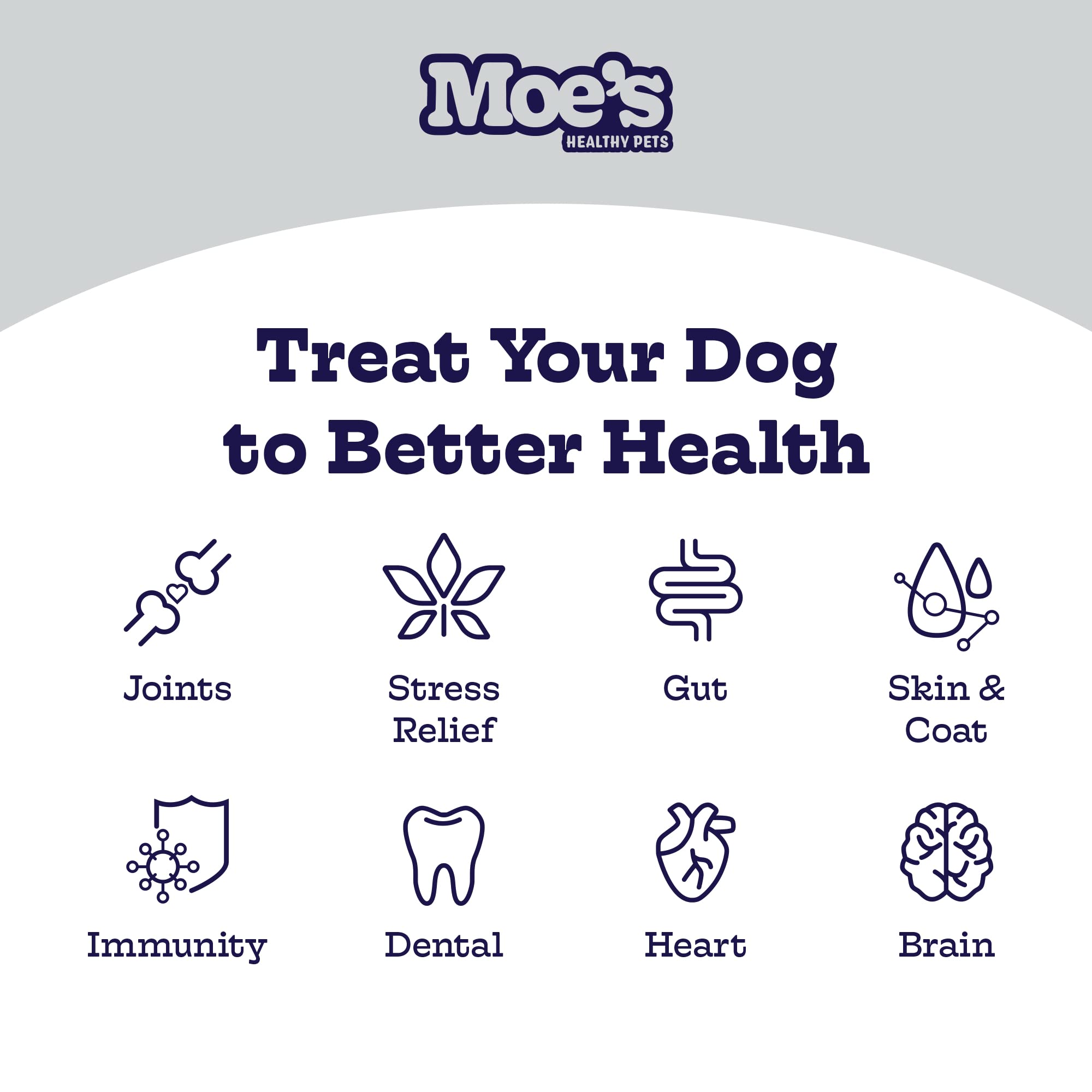 Moe’s Hemp Calming Chews for Dogs - Helps Aid with Storms, Fireworks, Chewing, Barking, Travel, Stress, Anxiety & Separation Anxiety - Tryptophan + Chamomile - Made in The USA - (Chicken)