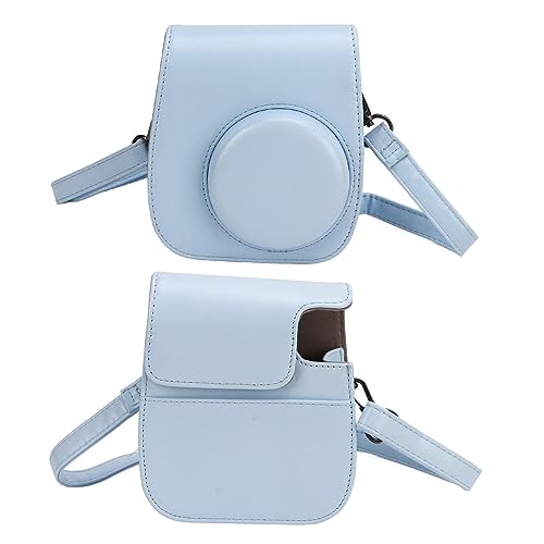 DAUZ Camera Case, SkinFriendly AntiScratch Adjustable Camera Bag with Stickers for Mini 12 (Blue)