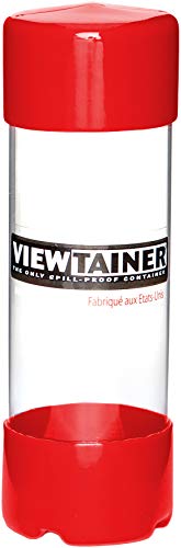 Viewtainer Storage Container, 2 by 6-Inch, Red